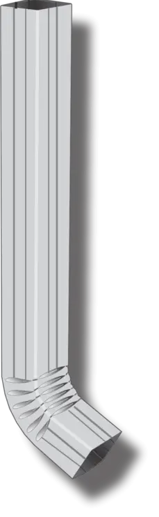 Gutter Square Downpipe 100mm x 75mm plain 1.8m - Noag's Market