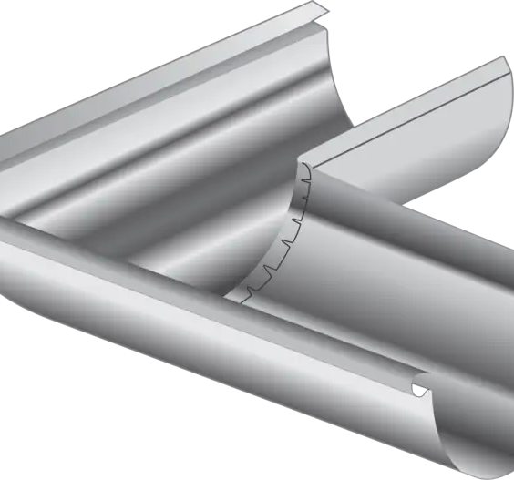 Gutter Half Round Internal Corner 150mm - Noag's Market