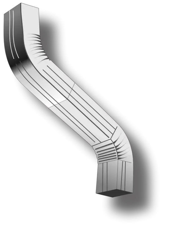 Gutter Square Offset 100mm x 75mm 915mm - Noag's Market