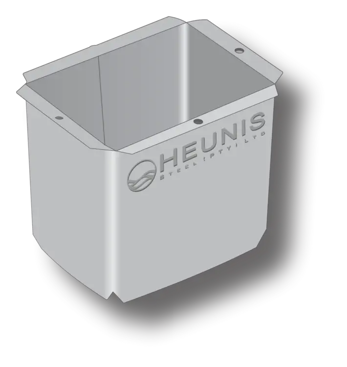 Gutter Square Outlet 100mm x 75mm Lipped - Noag's Market