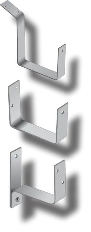 Gutter Square Bracket 100mm x 75mm Perlin type - Noag's Market