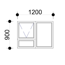 Aluminium Window Ptt1818 Clear 1800×1800 Bronze - Noag's Market