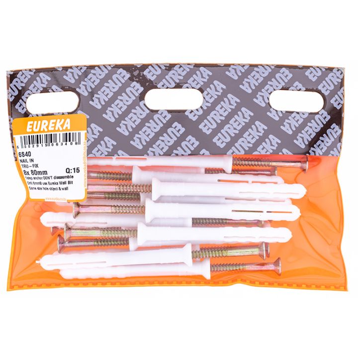 Eureka Nail In Tru-Fix 8x 80mm Q:15 - Noag's Market