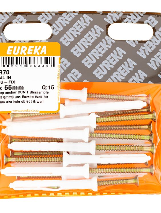 Eureka Nail In Tru-Fix 6x 55mm Q:15 - Noag's Market