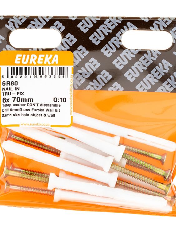 Eureka Nail In Tru-Fix 6x 70mm Q:10 - Noag's Market