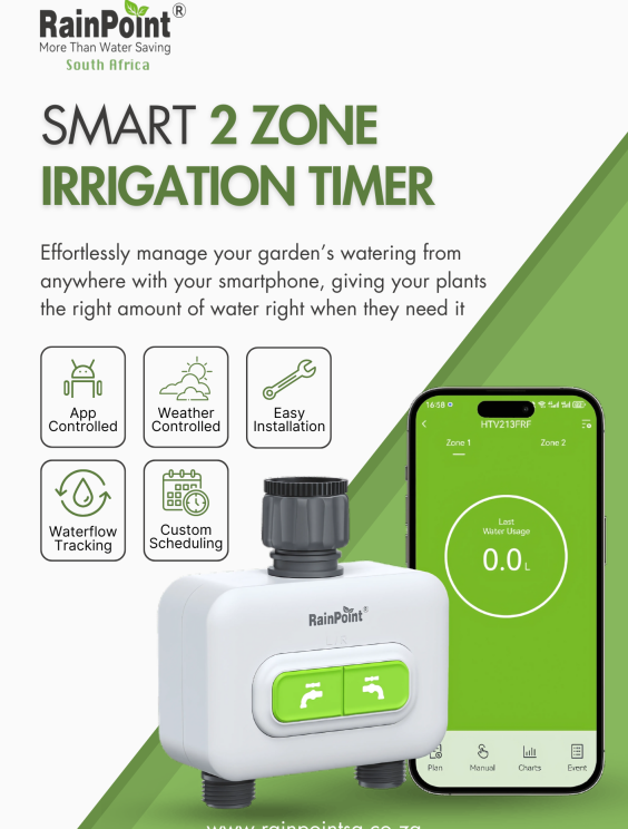 SMART WIRELESS CONTROLLER 2 ZONE WATER TIMER - Noag's Market