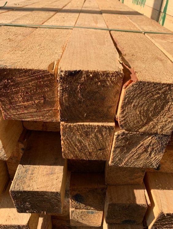 Timber Sap Untreated Wet off Saw 102mm X 102mm Per Meter - Noag's Market