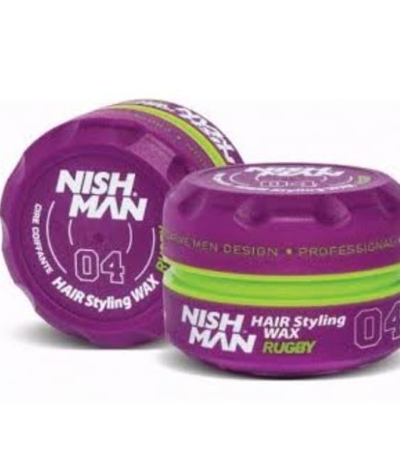 NISH HAIRSTYLING AQUA WAX 04 RUGBY - Noag's Market