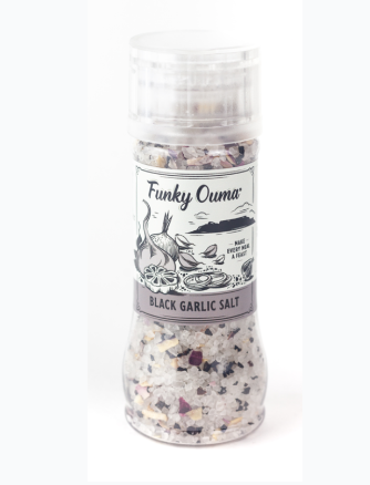 FUNKY OUMA BLACK GARLIC SALT 80G - Noag's Market
