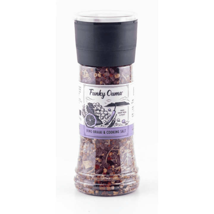 FUNKY OUMA BRAAI & COOKING SALT 290G - Noag's Market