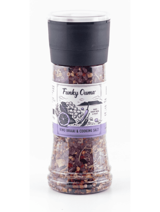 FUNKY OUMA BRAAI & COOKING SALT 290G - Noag's Market