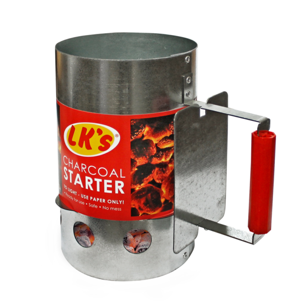 LK CHARCOAL STARTER Galvanised Mild Steel - Noag's Market