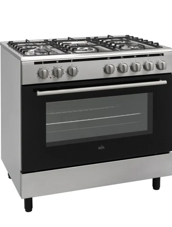 5-BURNER FREESTANDING GAS ELECTRIC COOKER COMBO | 90x60cm | 9 FUNCTION ...