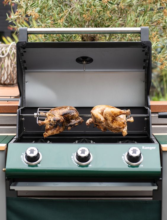 OUTBACK RANGER 3 BURNER HYBRID with MCS - Noag's Market